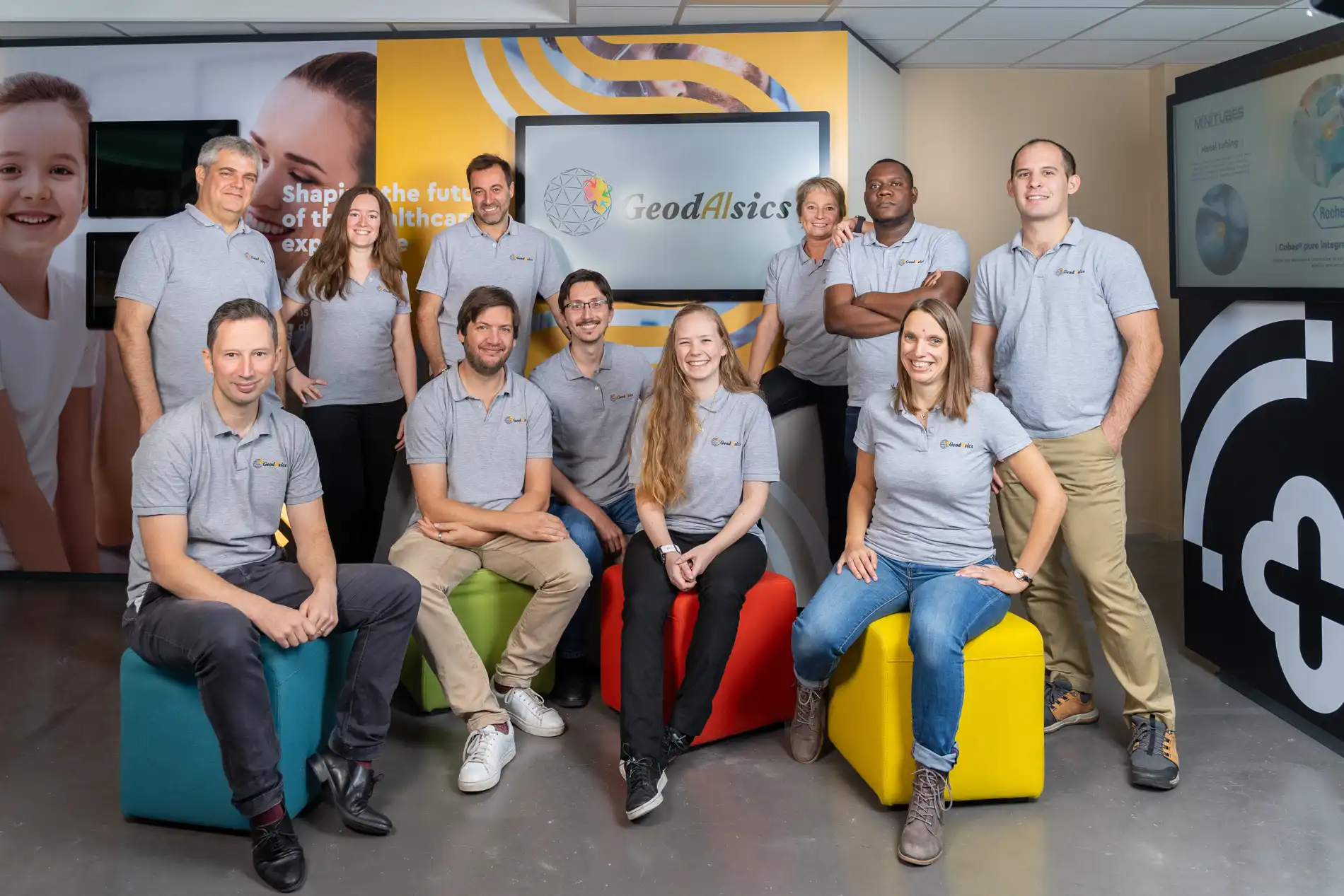 GeodAIsics startup grenobloise, son équipe et ses partenaires